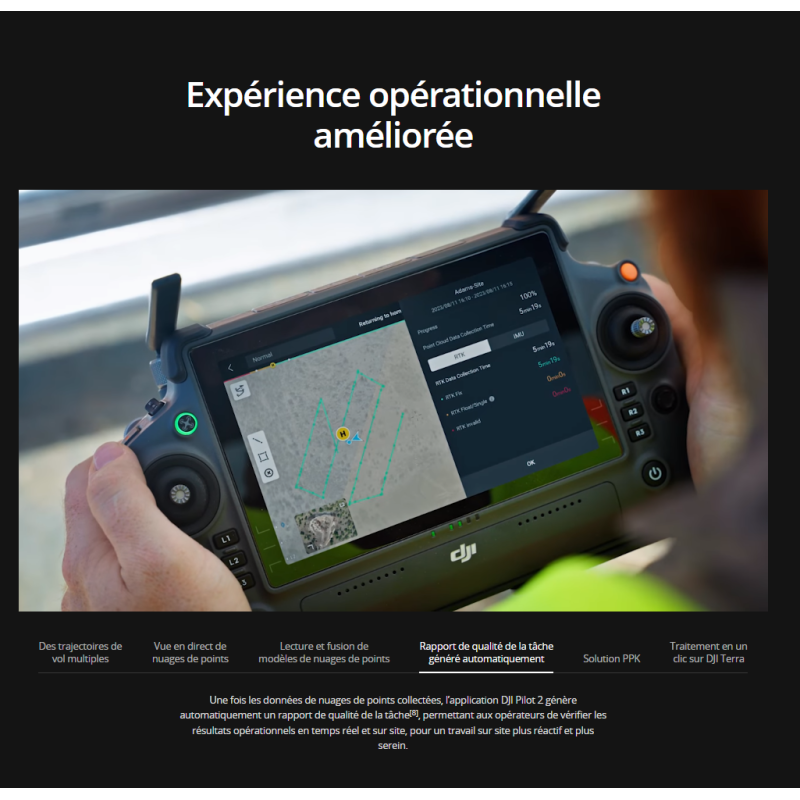 DJI Zenmuse L2 LiDAR et caméra CMOS RVB