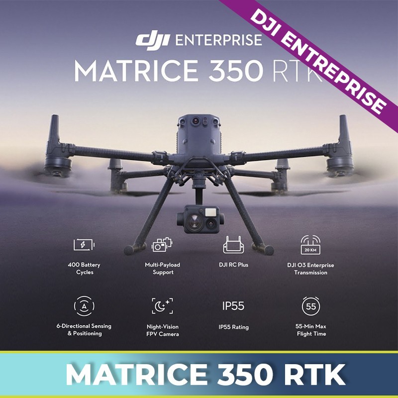 DJI Matrice 350 RTK | Sécurité | Inspection | Modélisation